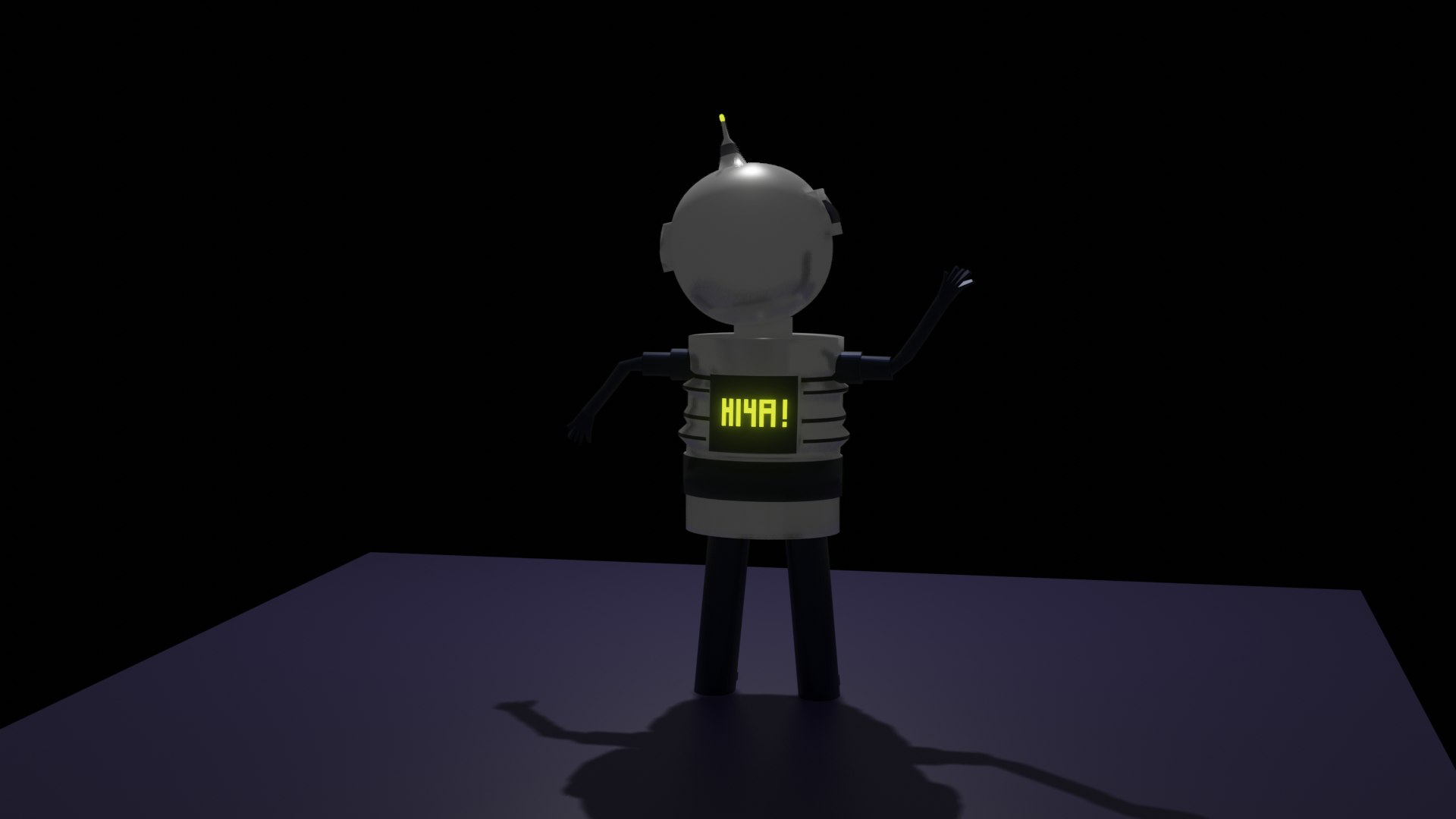 3D Happy Robot Model - TurboSquid 1466903