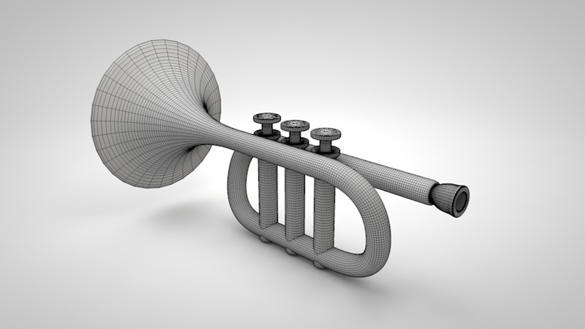 free trumpet 3d model