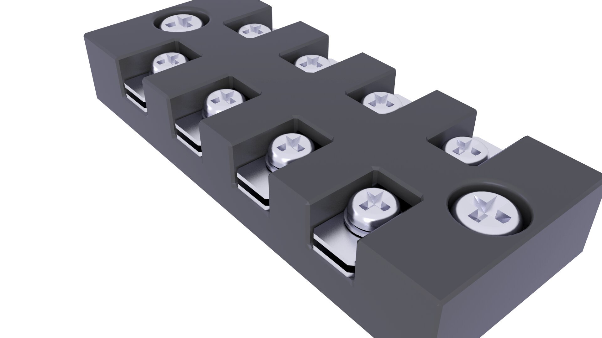 Block Terminal Electric 3D Model - TurboSquid 1598607