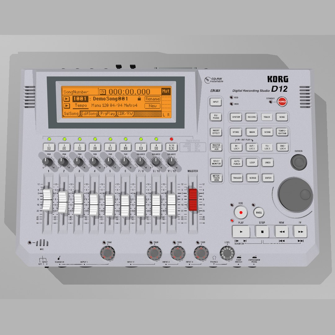 3d digital track multitrack model