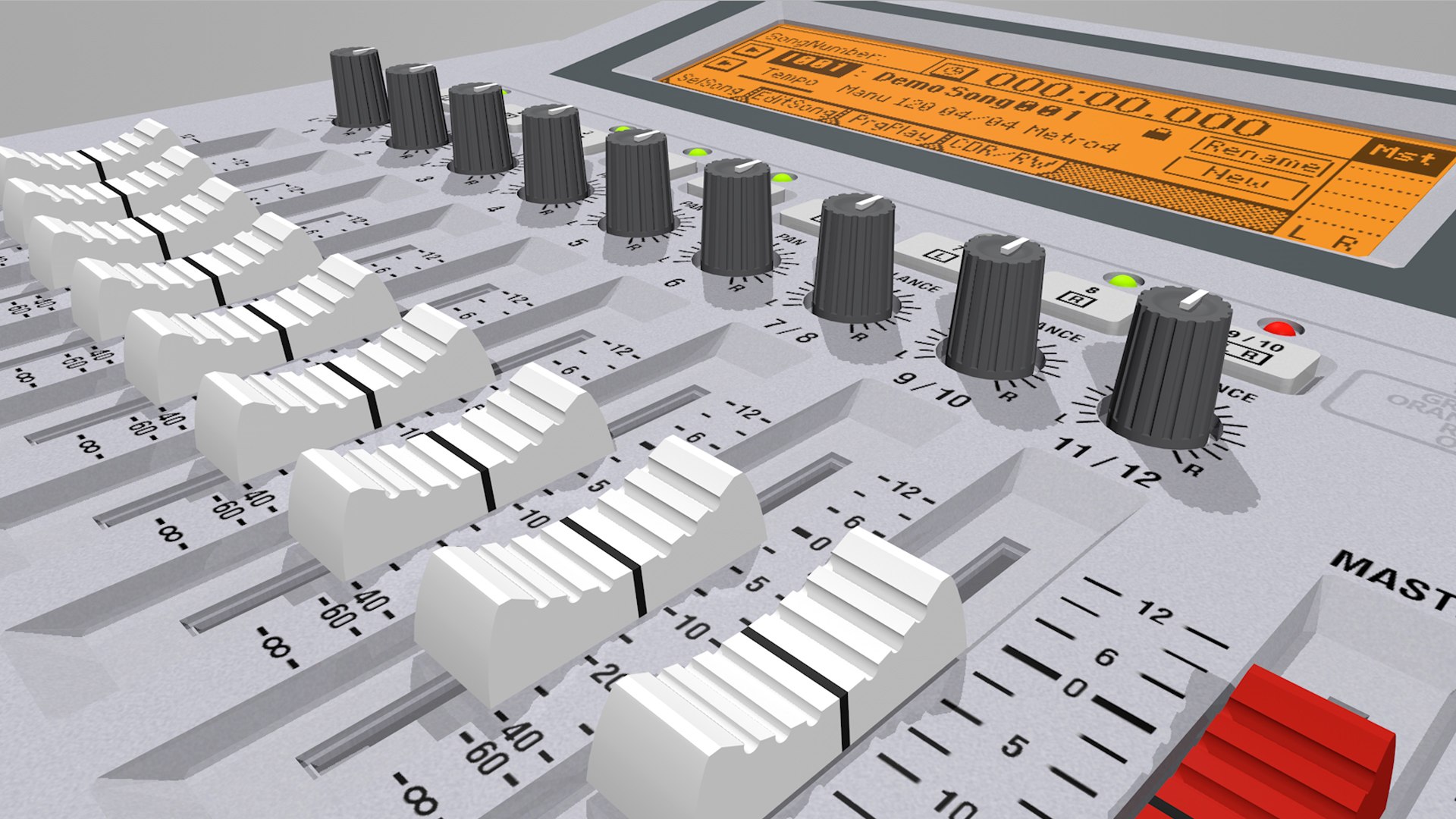 3d digital track multitrack model