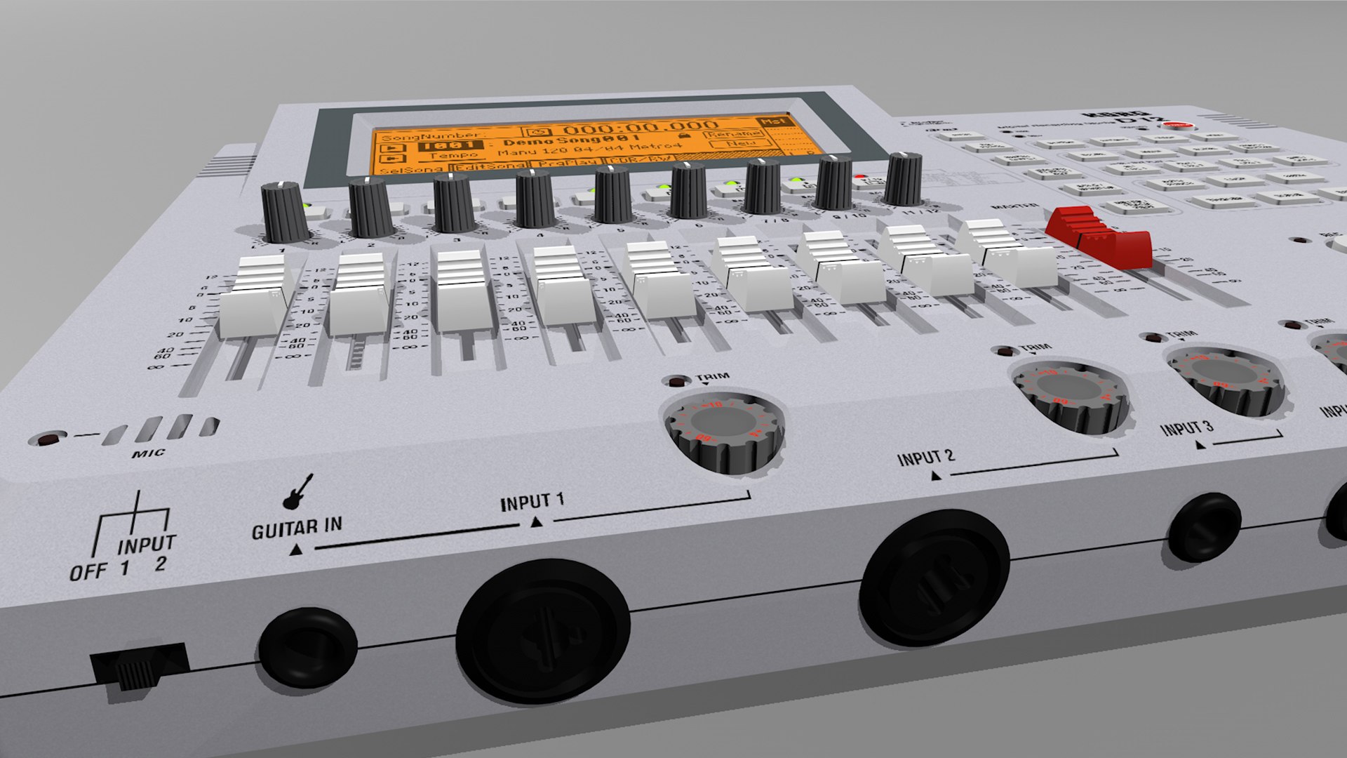 3d digital track multitrack model