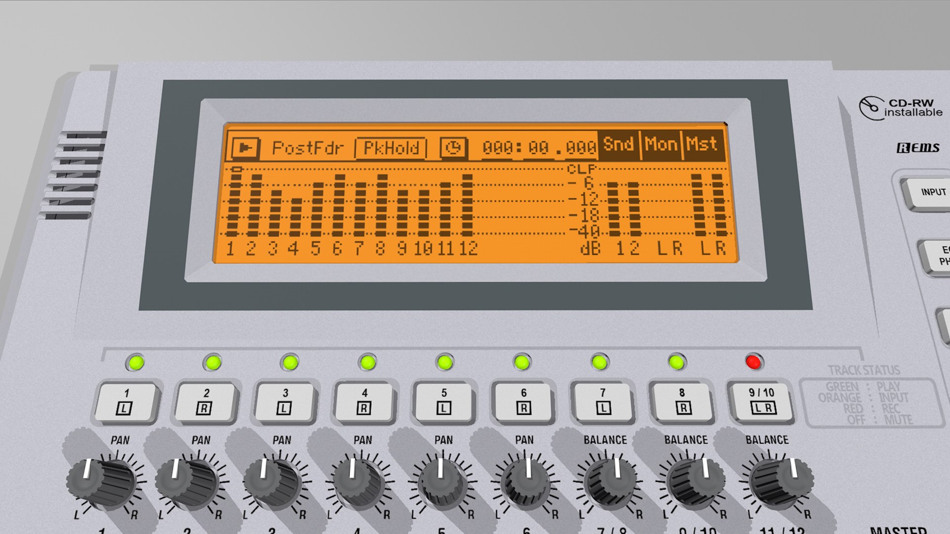 3d digital track multitrack model