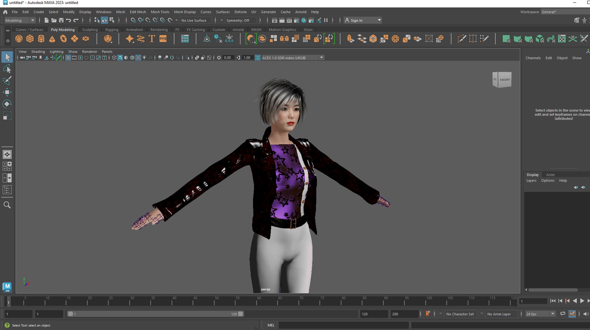 3D Realistic Rigged Very Cute Girl-Eilly Character 3D Model Model ...