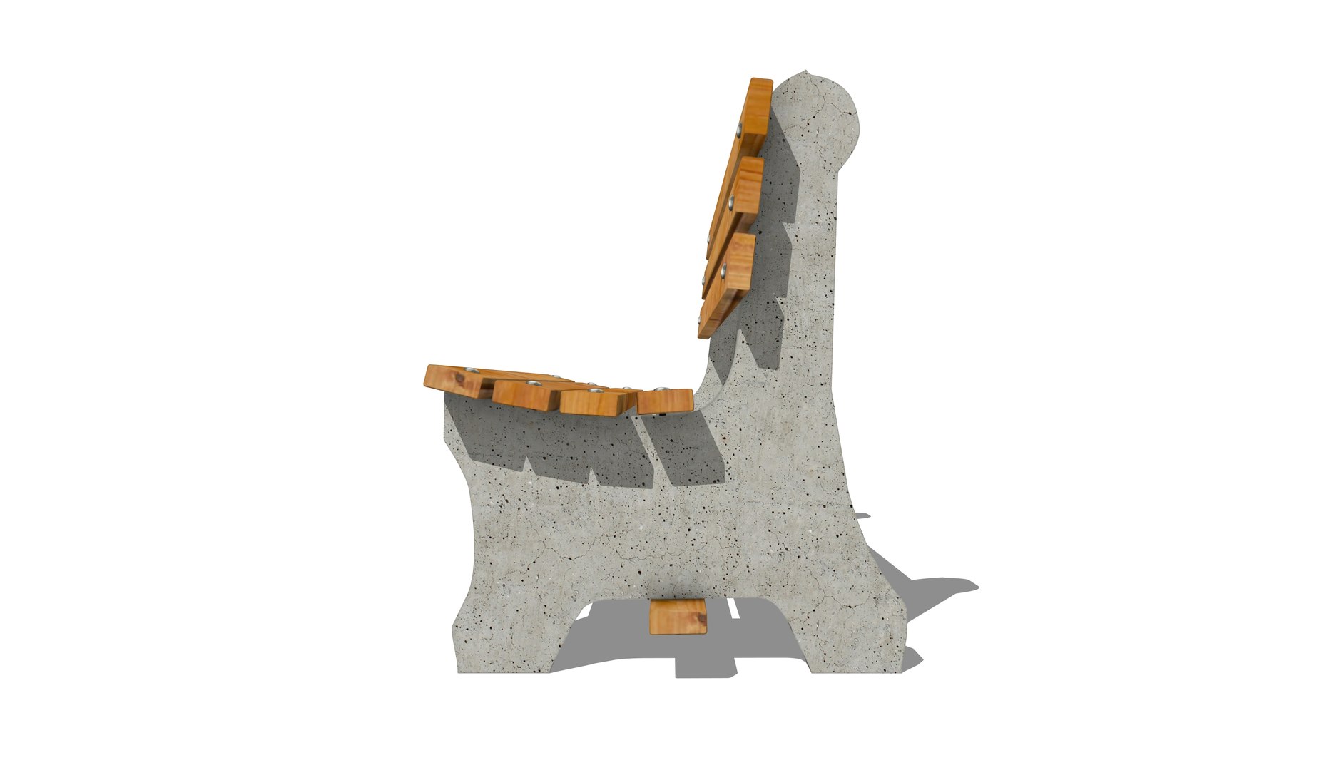 3D Baltimore Bench Outdoor Model - TurboSquid 2397773
