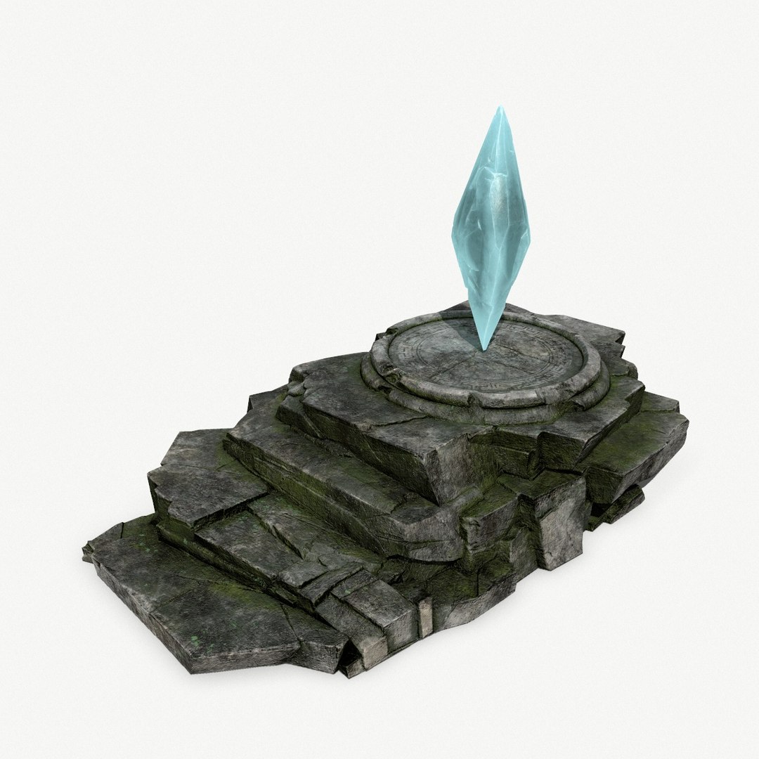 3D Model Crystal Ruin Gate - TurboSquid 1832101