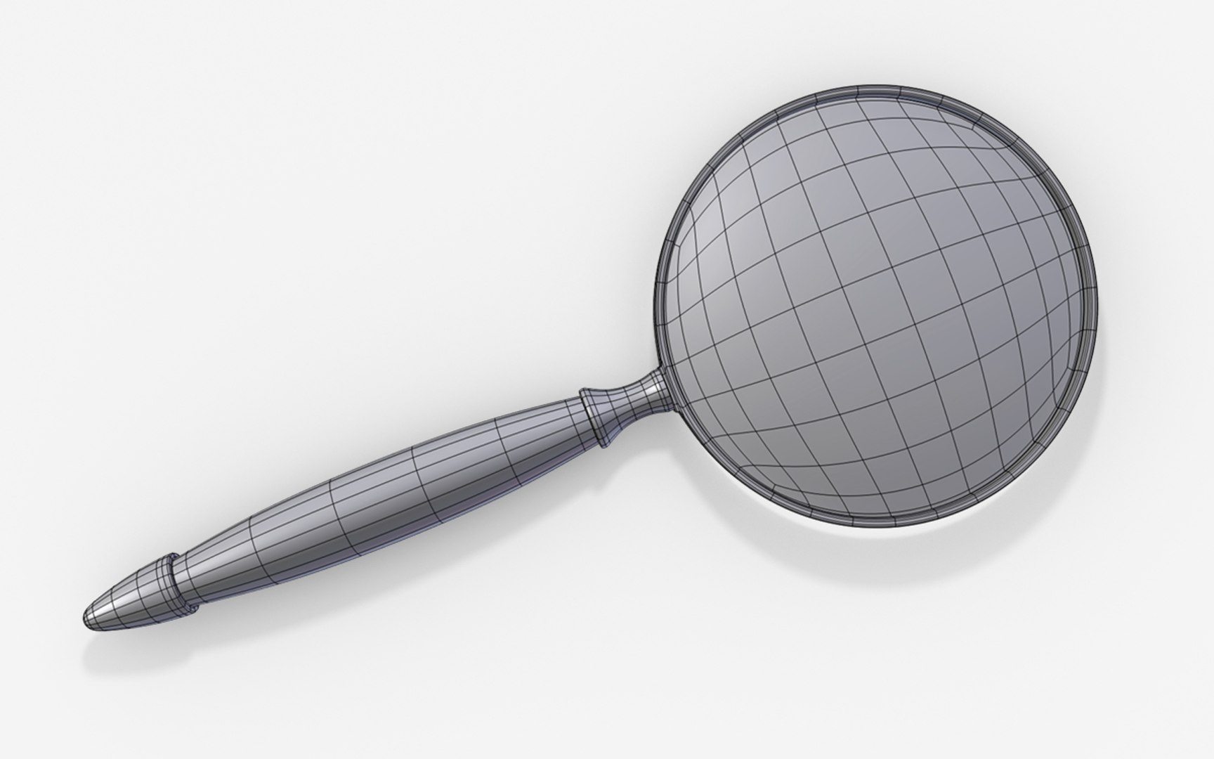Magnifier Optical Lens 3d Obj