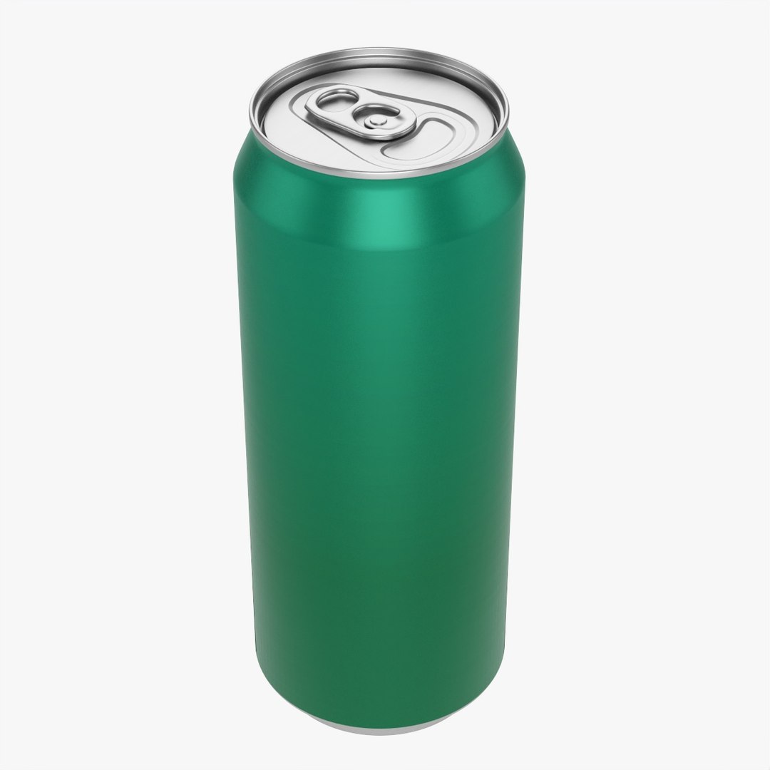 Standard beverage can 500 ml 16-9 oz model - TurboSquid 1754516