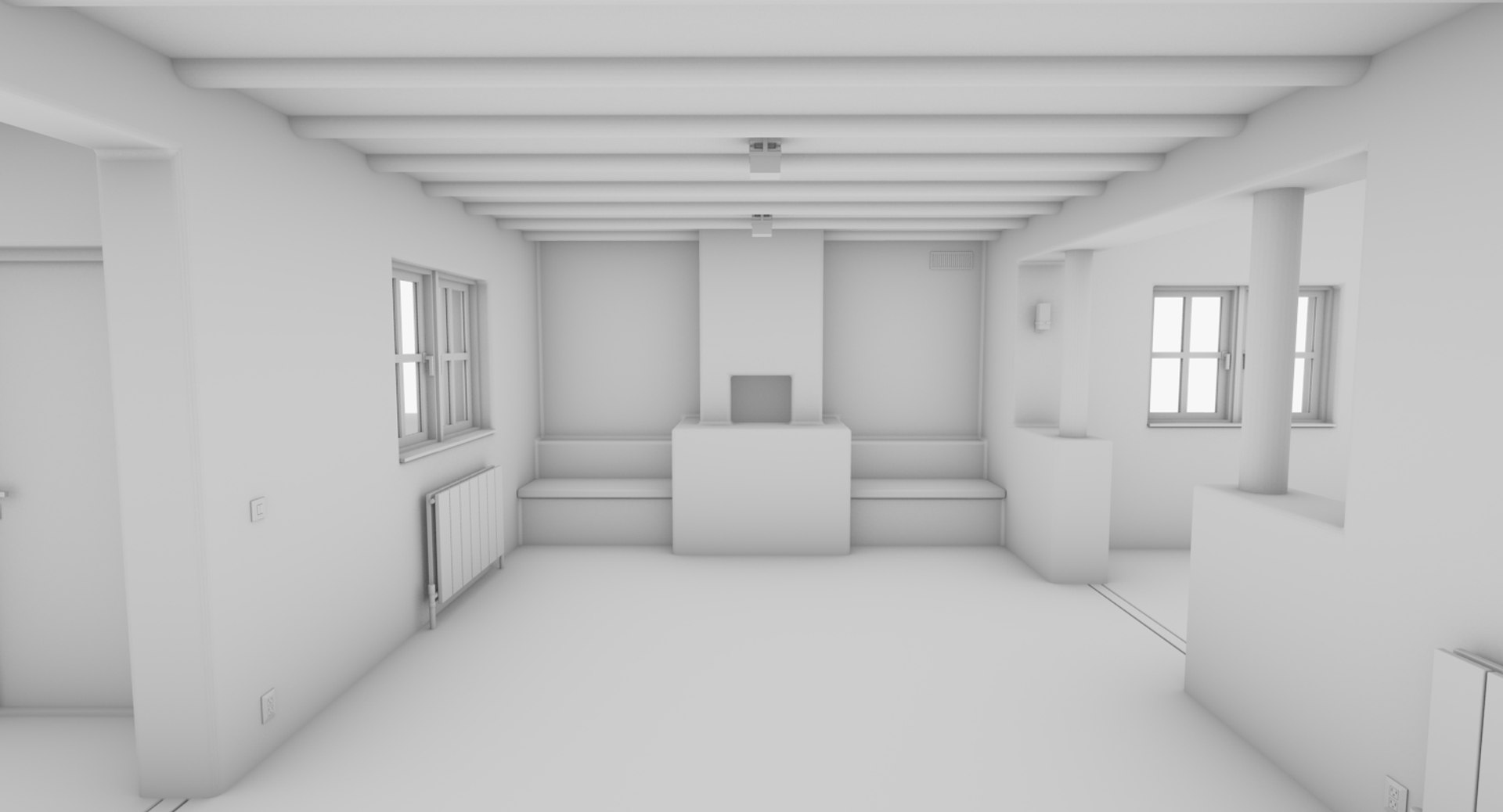 3D Model Adobe Interior - TurboSquid 1153880