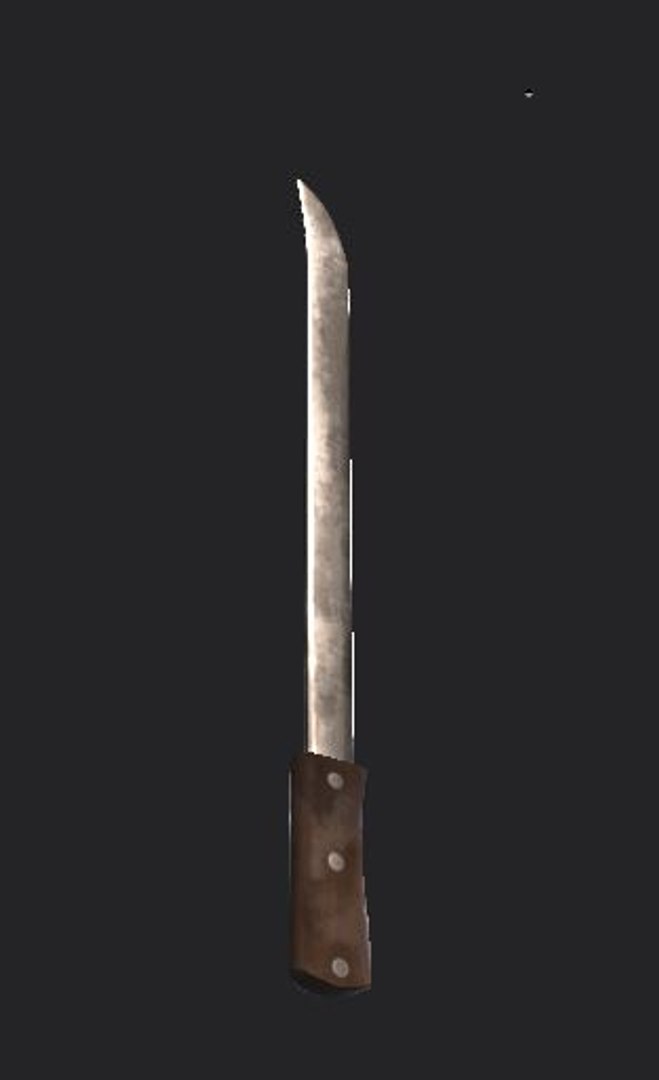 Machete Weapon 3D Model - TurboSquid 1385529