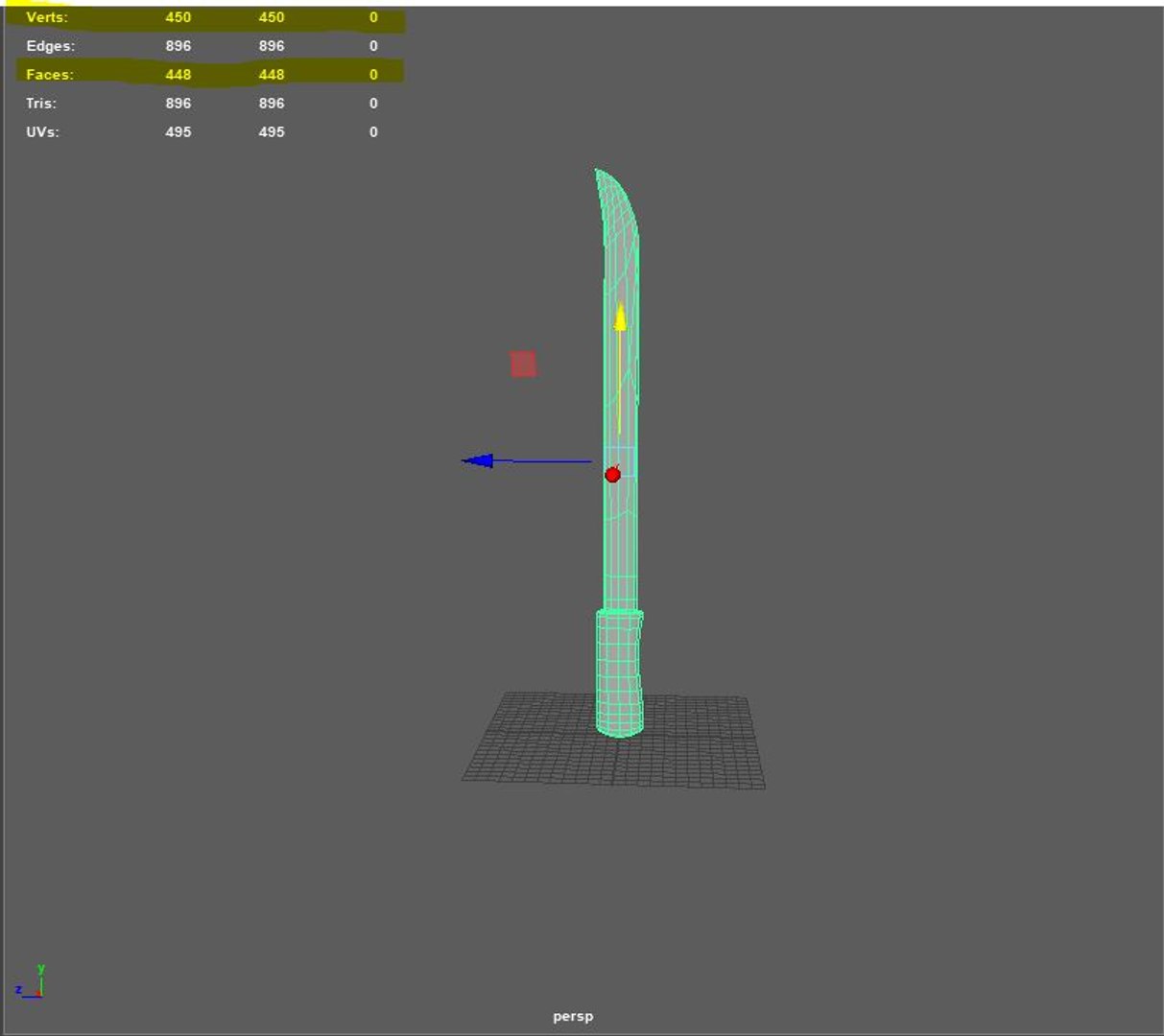 Machete Weapon 3D Model - TurboSquid 1385529