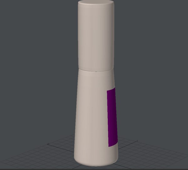 plastic spray bottle 3d obj