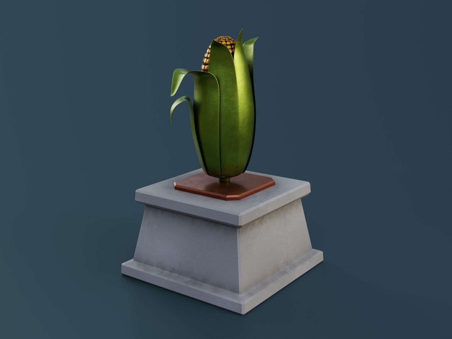 3D Corn Monument - TurboSquid 2205755