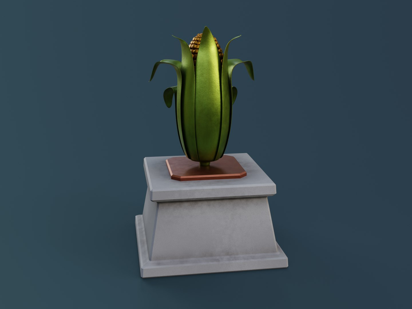 3D Corn Monument - TurboSquid 2205755