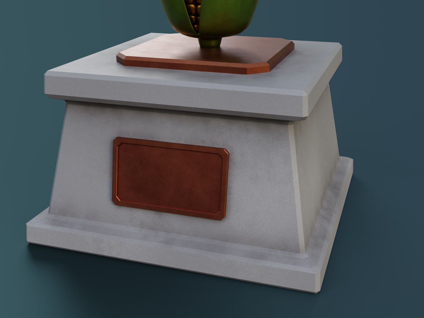 3D Corn Monument - TurboSquid 2205755