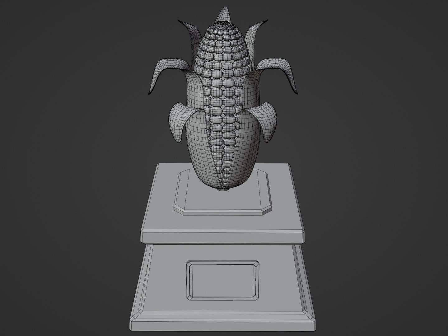 3D Corn Monument - TurboSquid 2205755