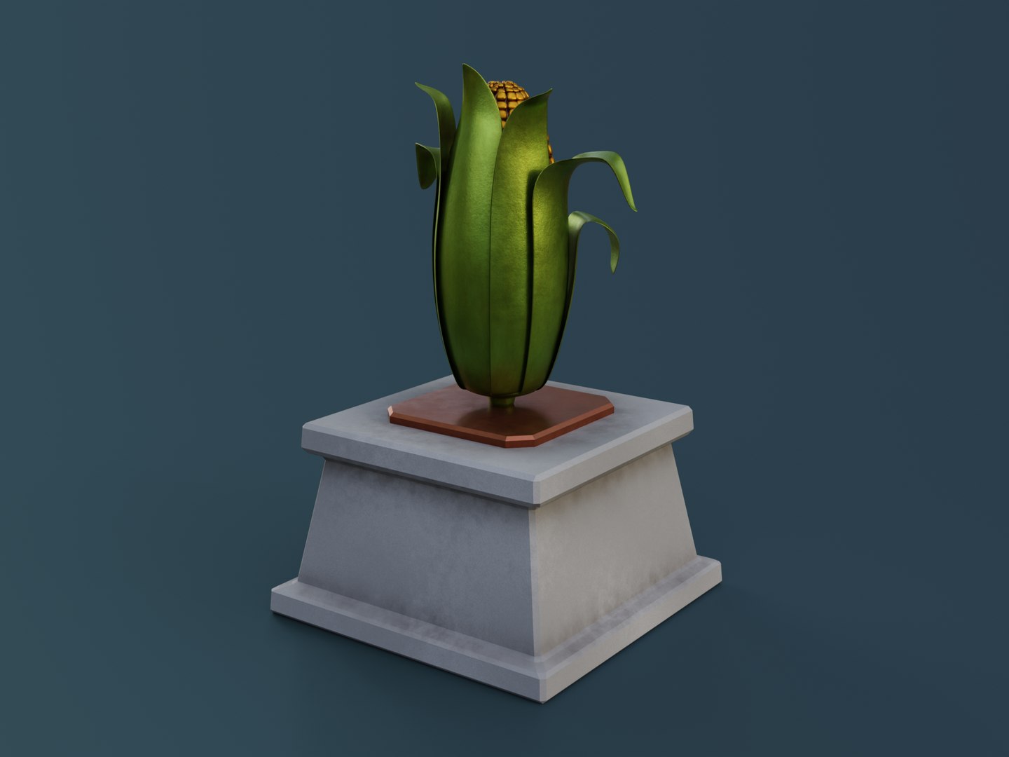 3D Corn Monument - TurboSquid 2205755