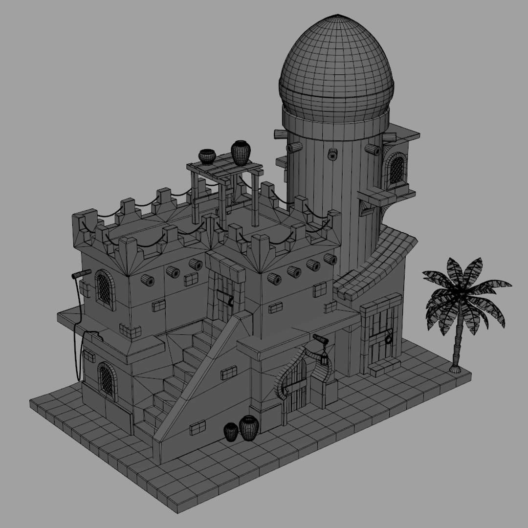 3D Model Arab Warehouse 01 - TurboSquid 1842521