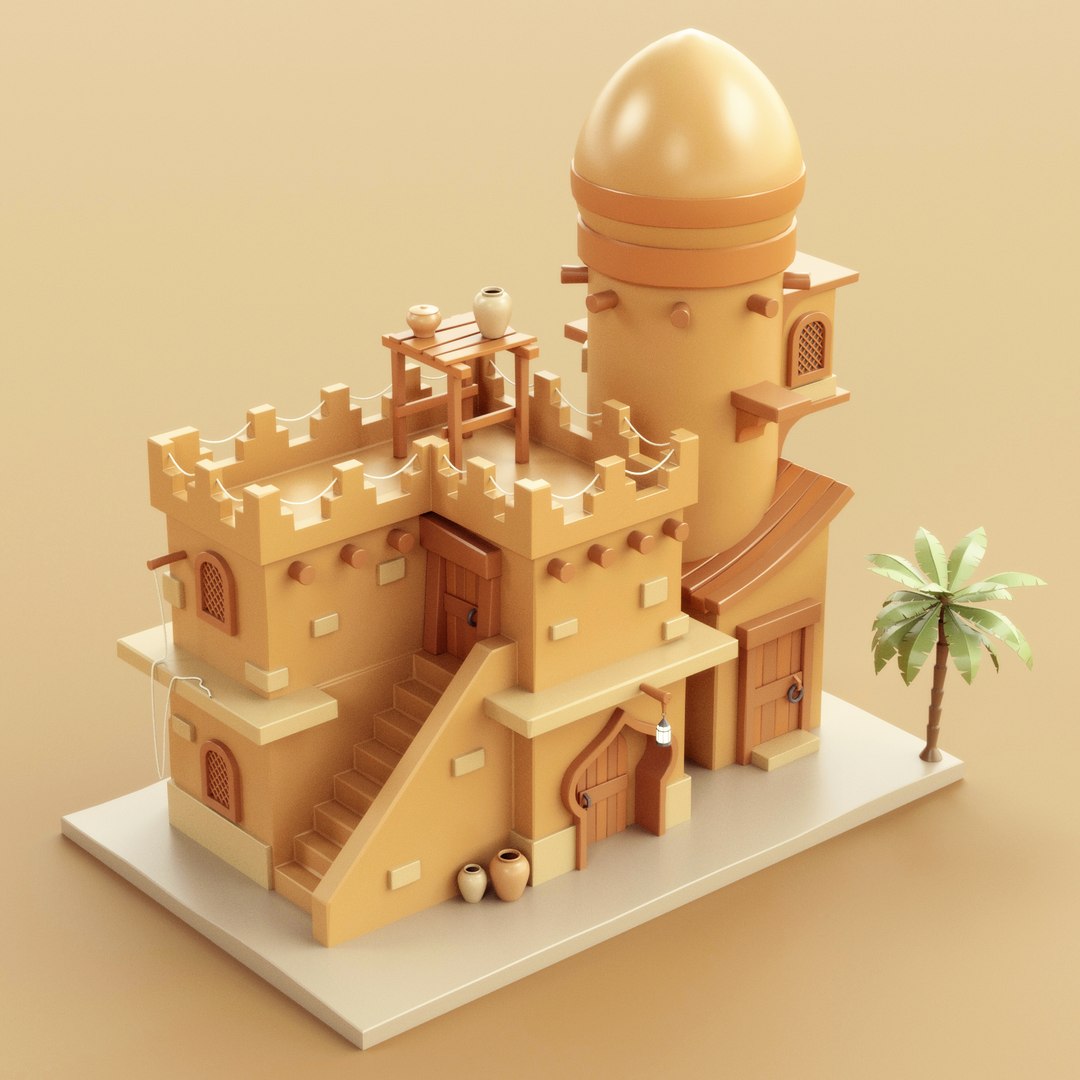 3D Model Arab Warehouse 01 - TurboSquid 1842521