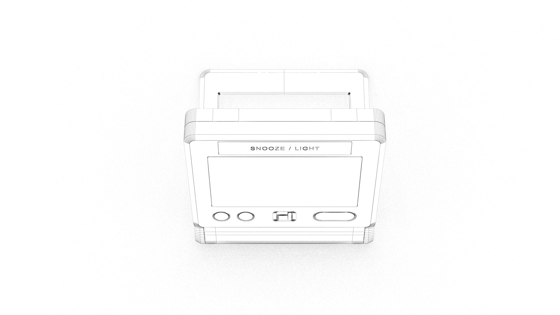 3D Model Alarm Clock - TurboSquid 1431403