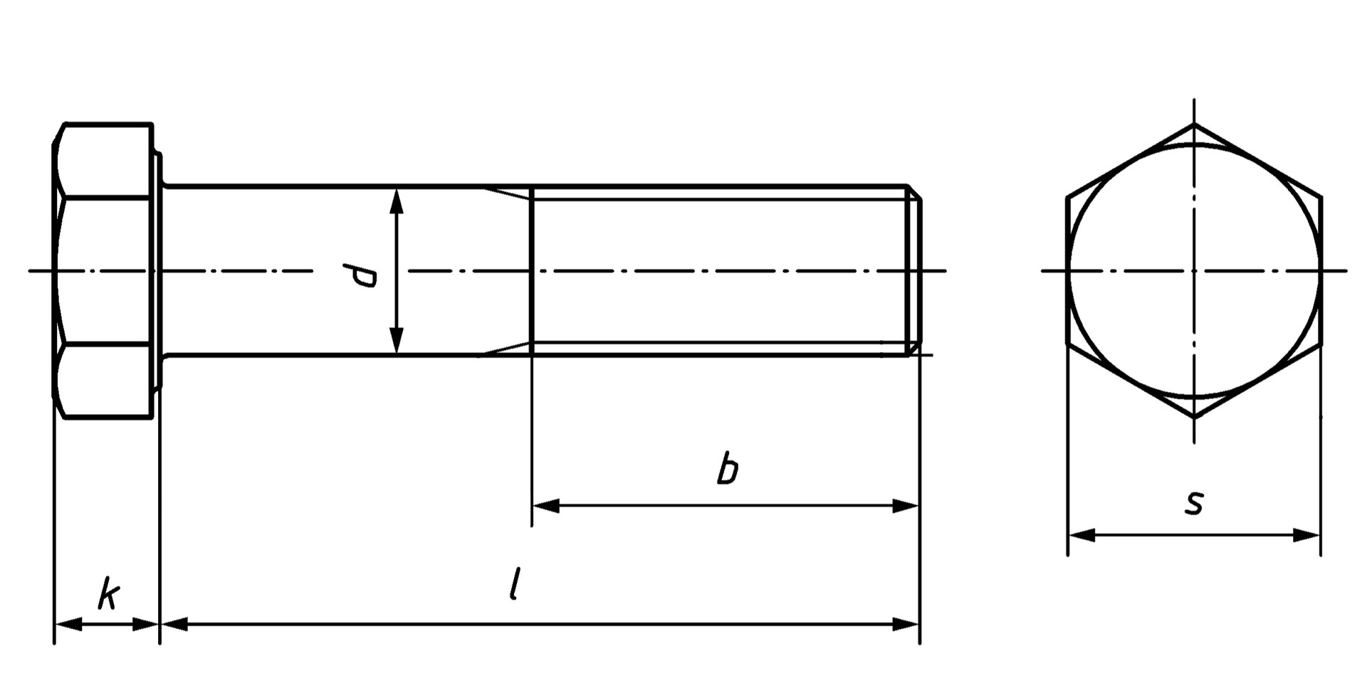 Screw Bolt M5 L40 ISO 4014 3D Model - TurboSquid 2122592