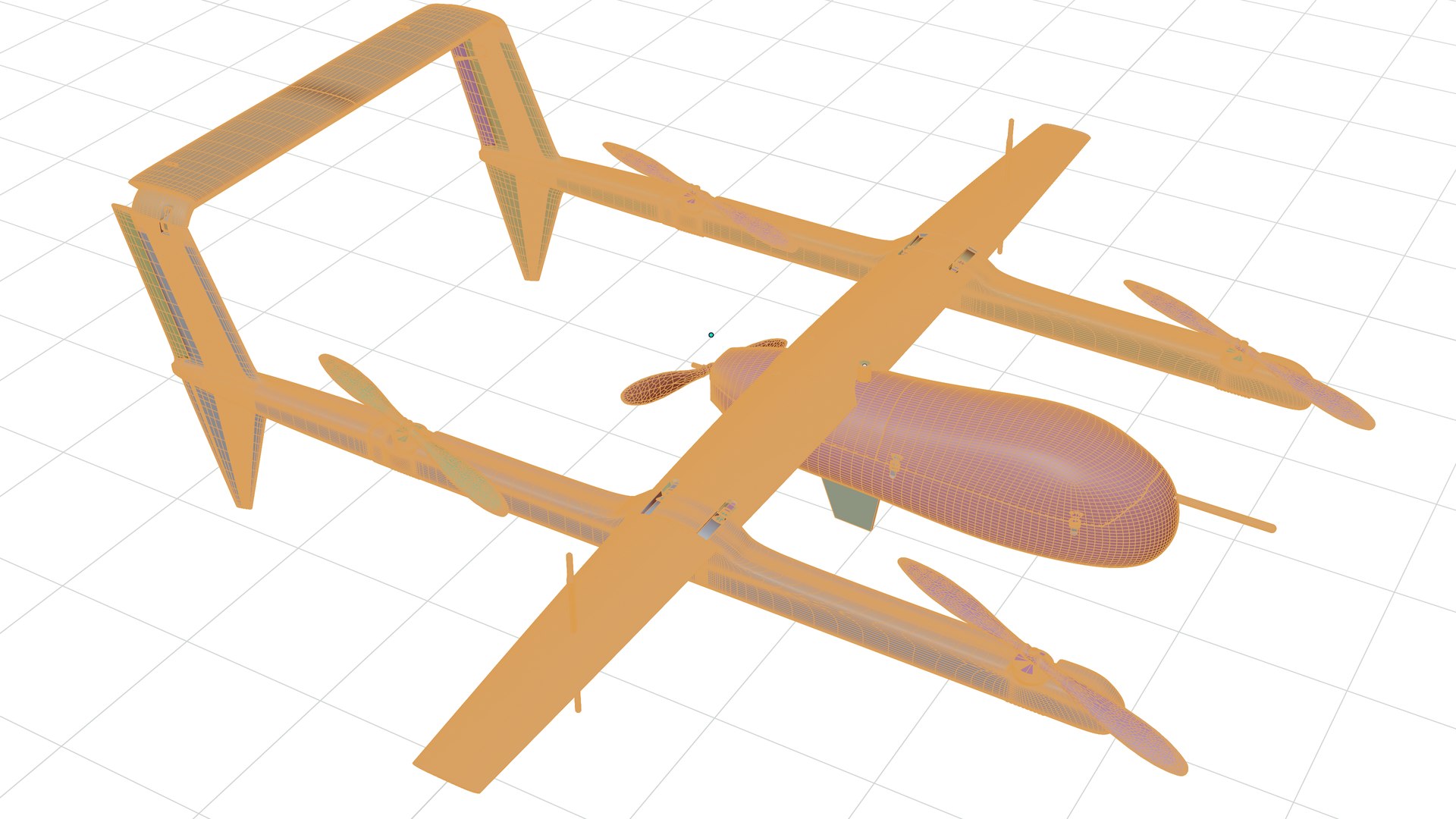 UAV Poseidon Cinematic Quality 3D Model - TurboSquid 2106908