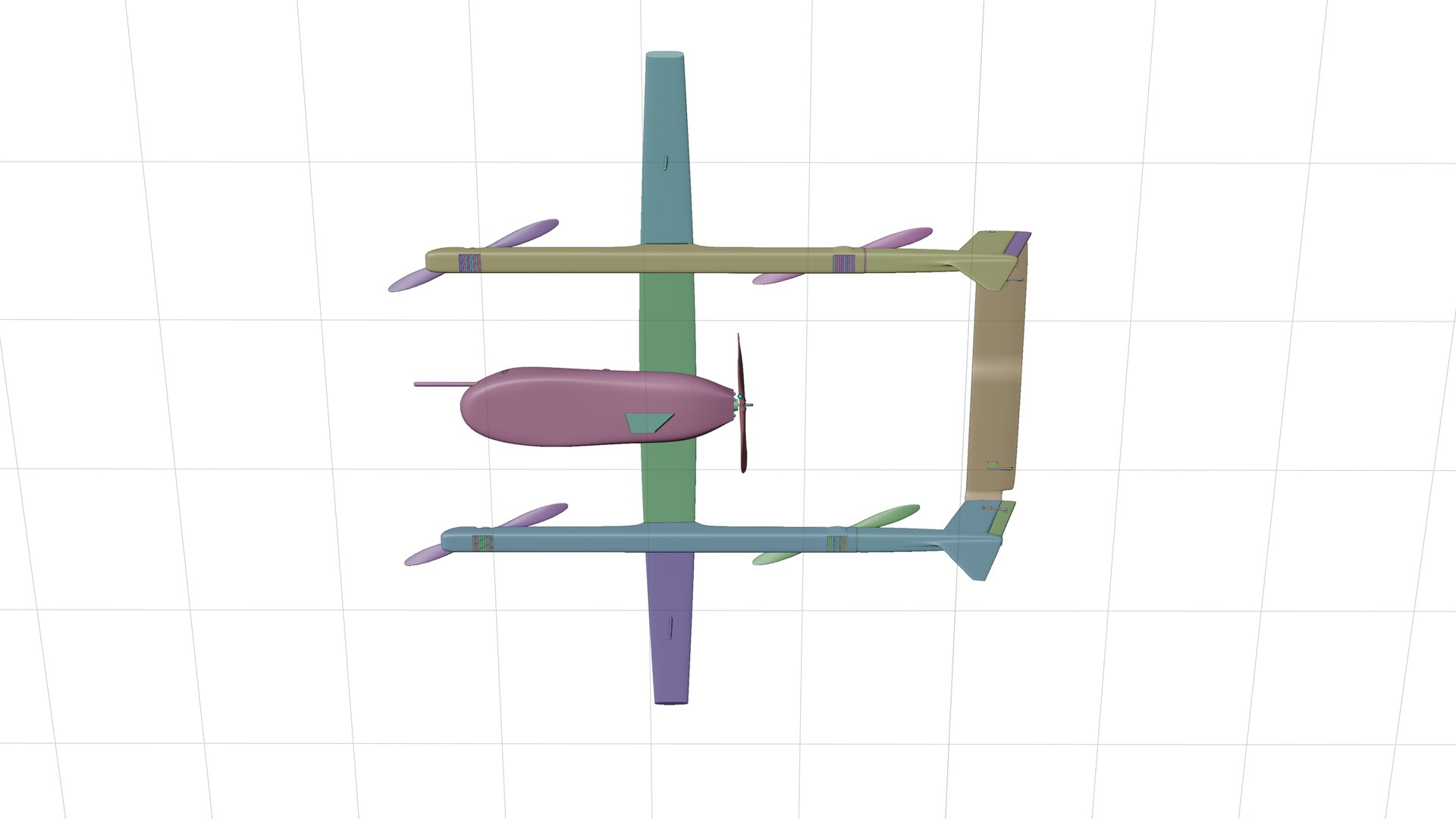 UAV Poseidon Cinematic Quality 3D Model - TurboSquid 2106908
