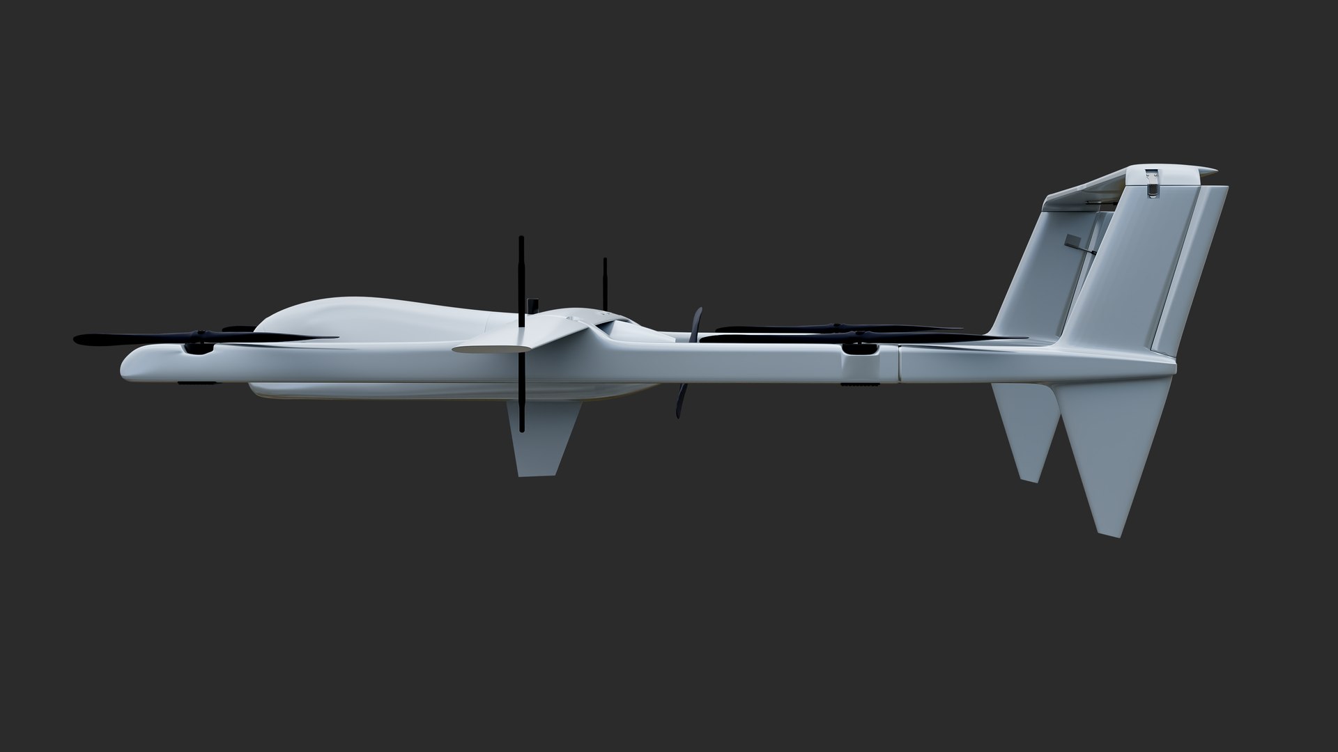UAV Poseidon Cinematic Quality 3D Model - TurboSquid 2106908