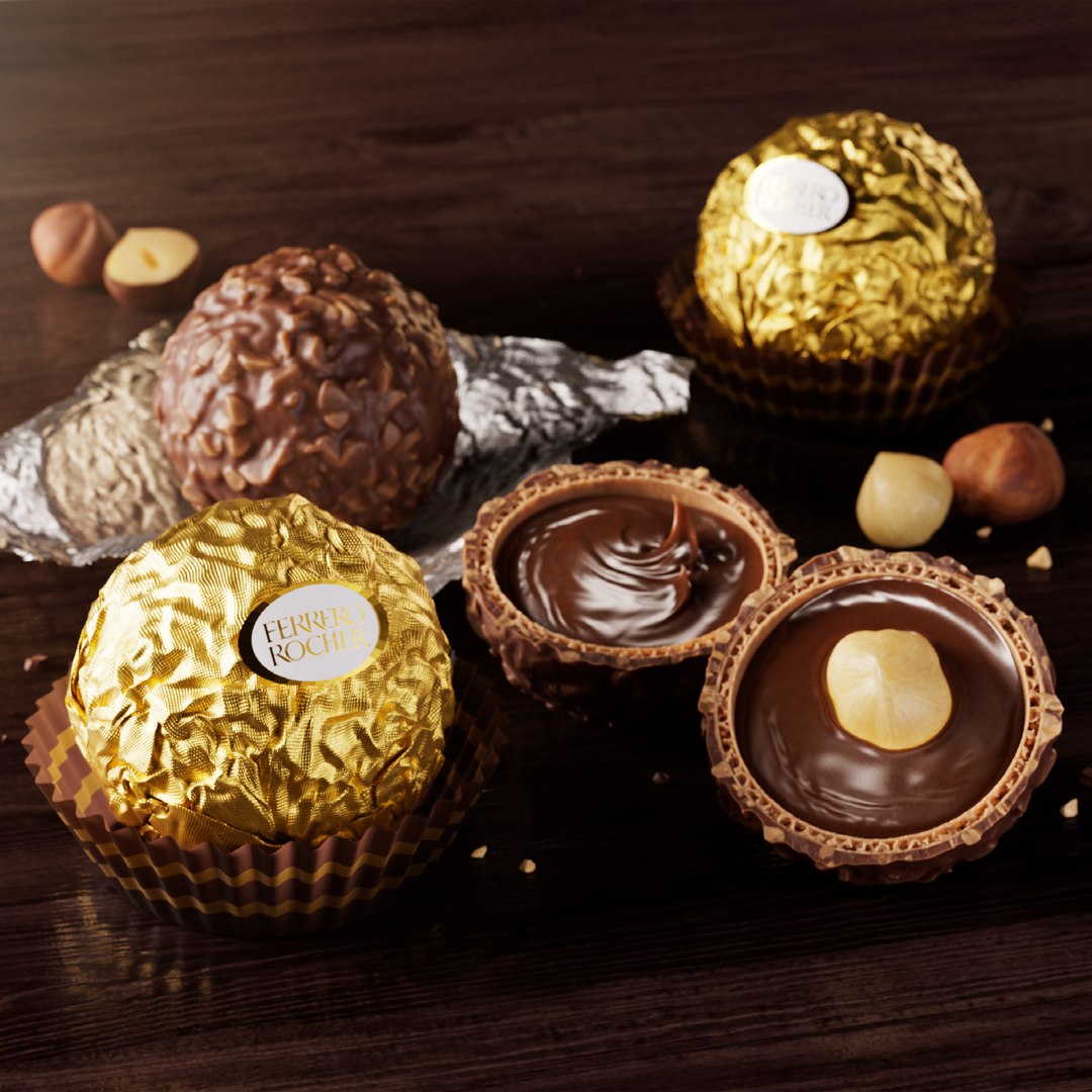 3D Model Hazelnuts - Var01 - TurboSquid 2021487