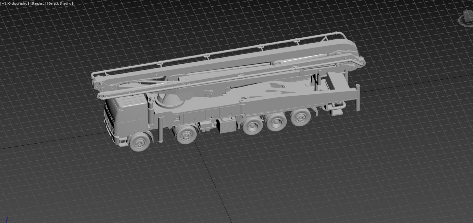 3D Concrete Pump Truck Model - TurboSquid 1953661