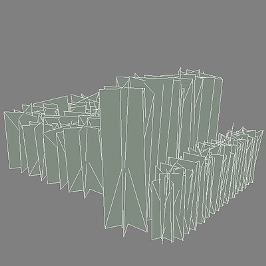 crops growth corn wheat 3d model