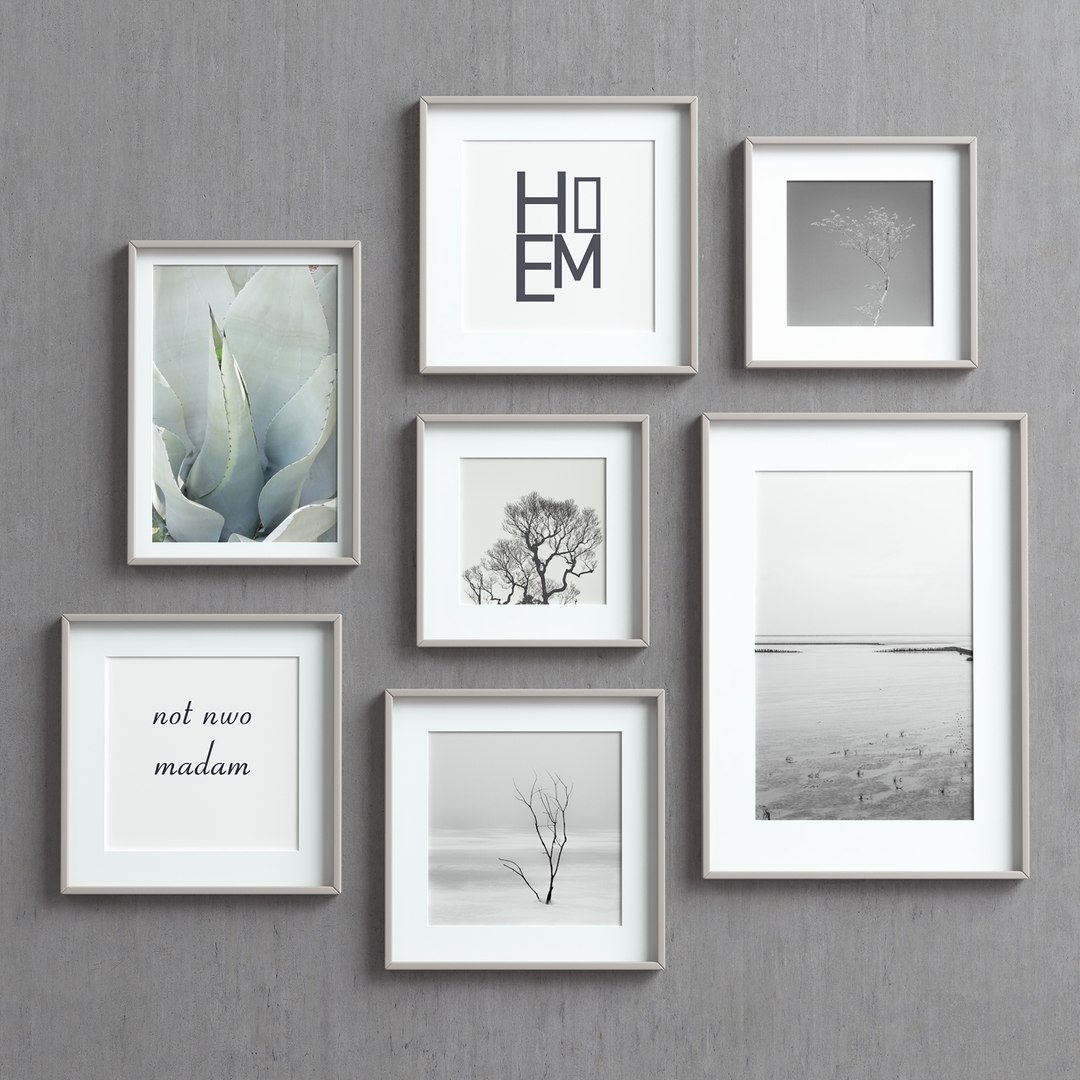 Picture Frames Model - TurboSquid 1352465