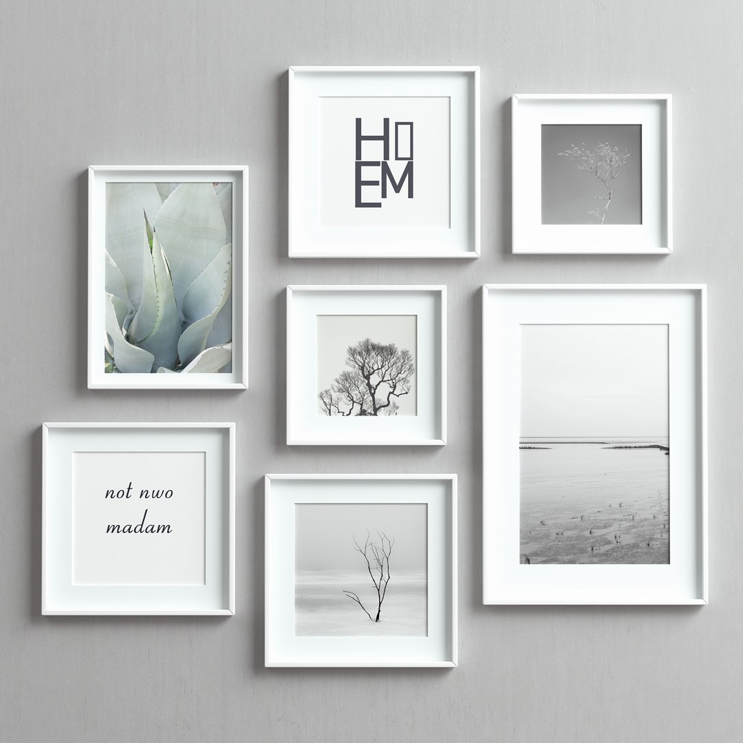 Picture Frames Model - TurboSquid 1352465