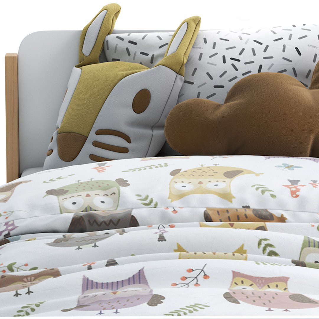 3D Model Linus Single Bed - TurboSquid 1565291