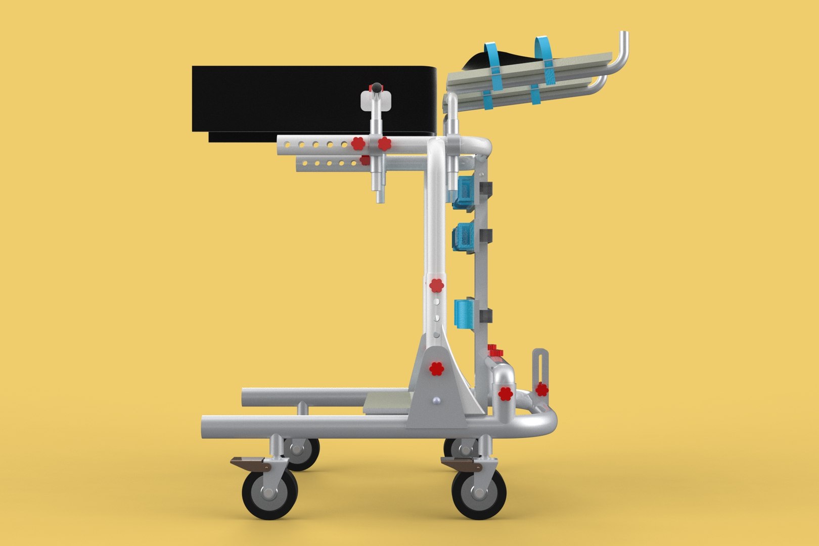 GAIT TRAINER SWING REHAB WALKING EXERCISE AIDS STAND PEDIATRIC 3D Model ...