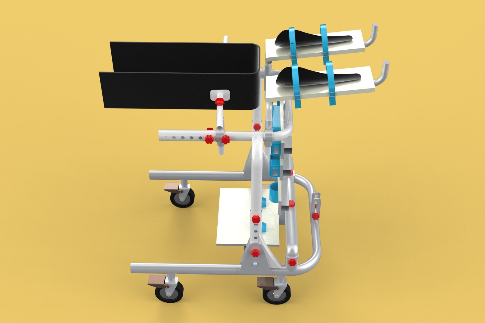 GAIT TRAINER SWING REHAB WALKING EXERCISE AIDS STAND PEDIATRIC 3D Model ...