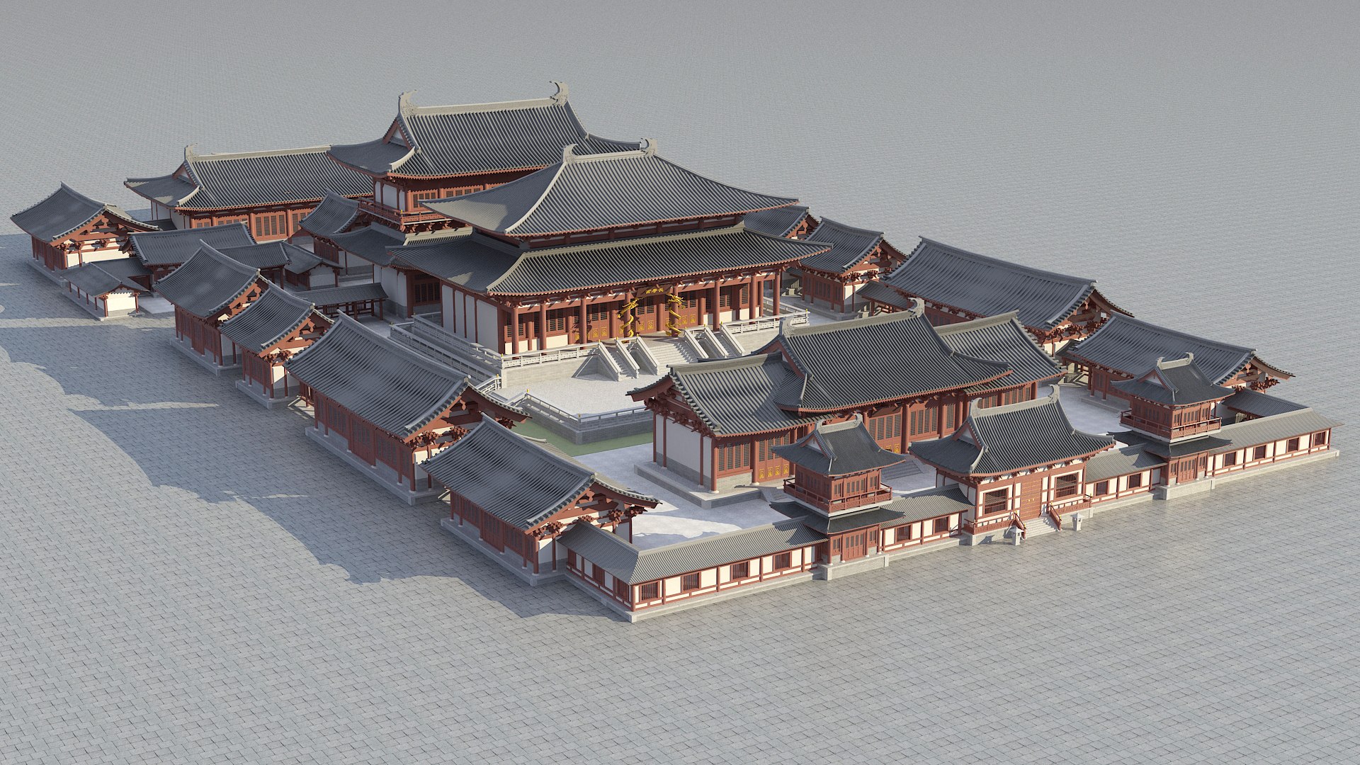 3D Model Chinese Ancient Buildings 10 - TurboSquid 2122819