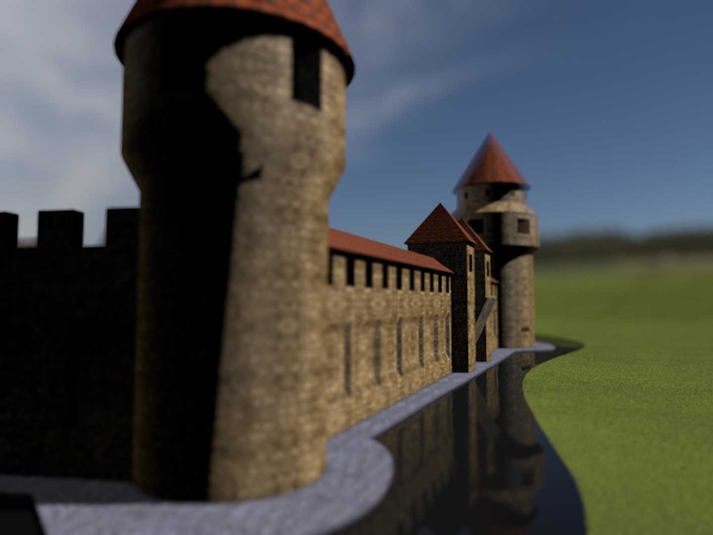 3d Medieval Castle Hdri Environment
