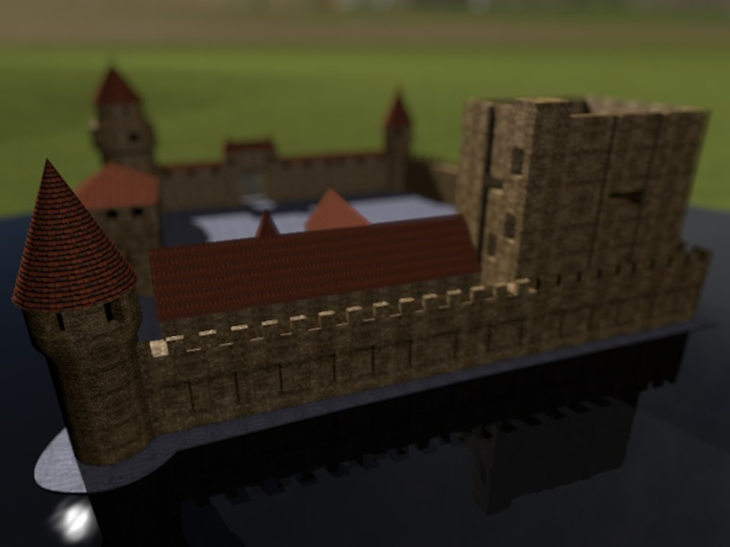 3d Medieval Castle Hdri Environment