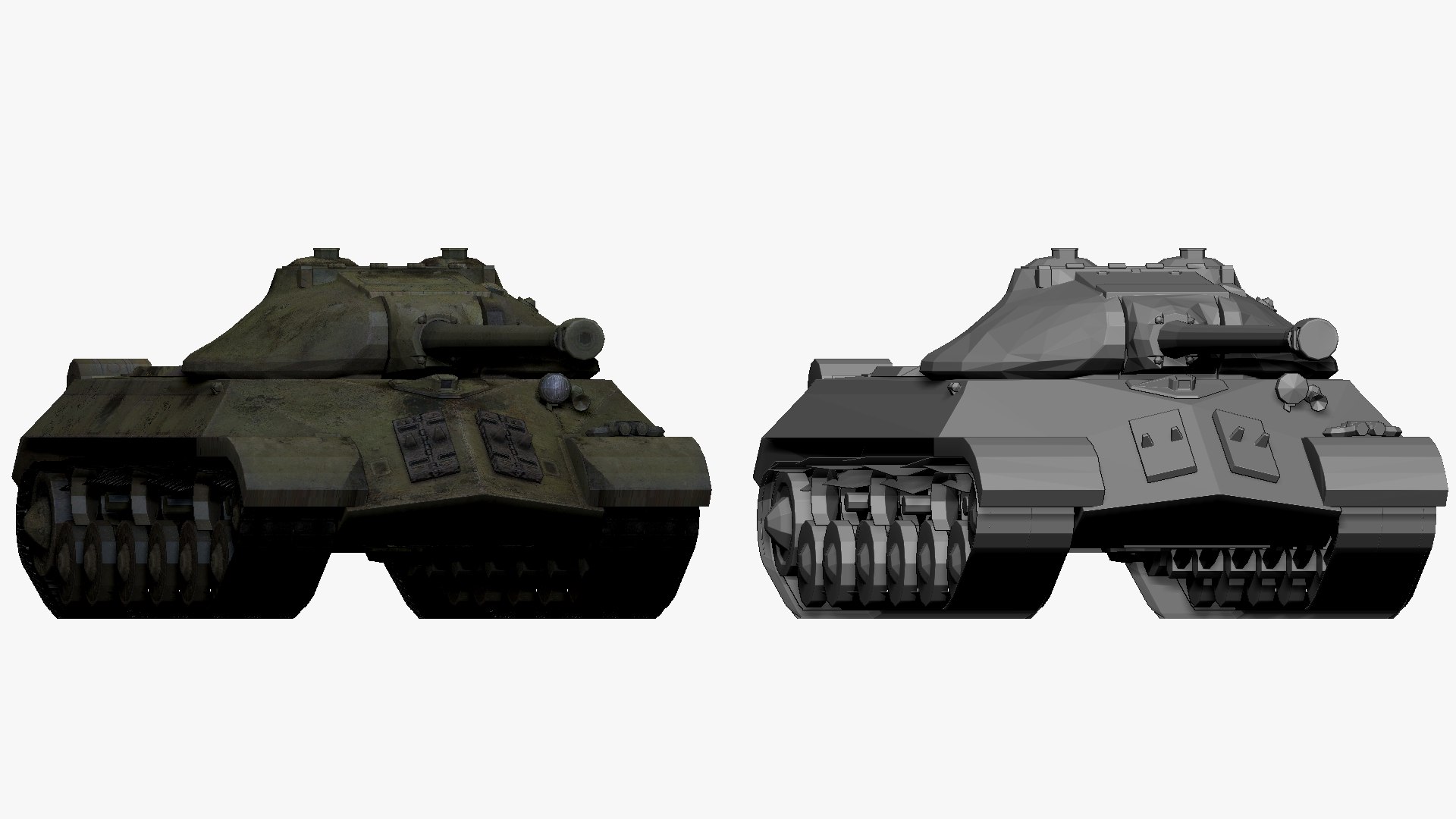 3D 001147 soviet tank IS3 - TurboSquid 1721260