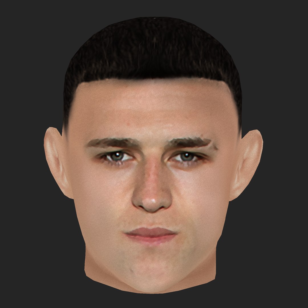 3D model Phil Foden Head - Low poly head for game - TurboSquid 1862822