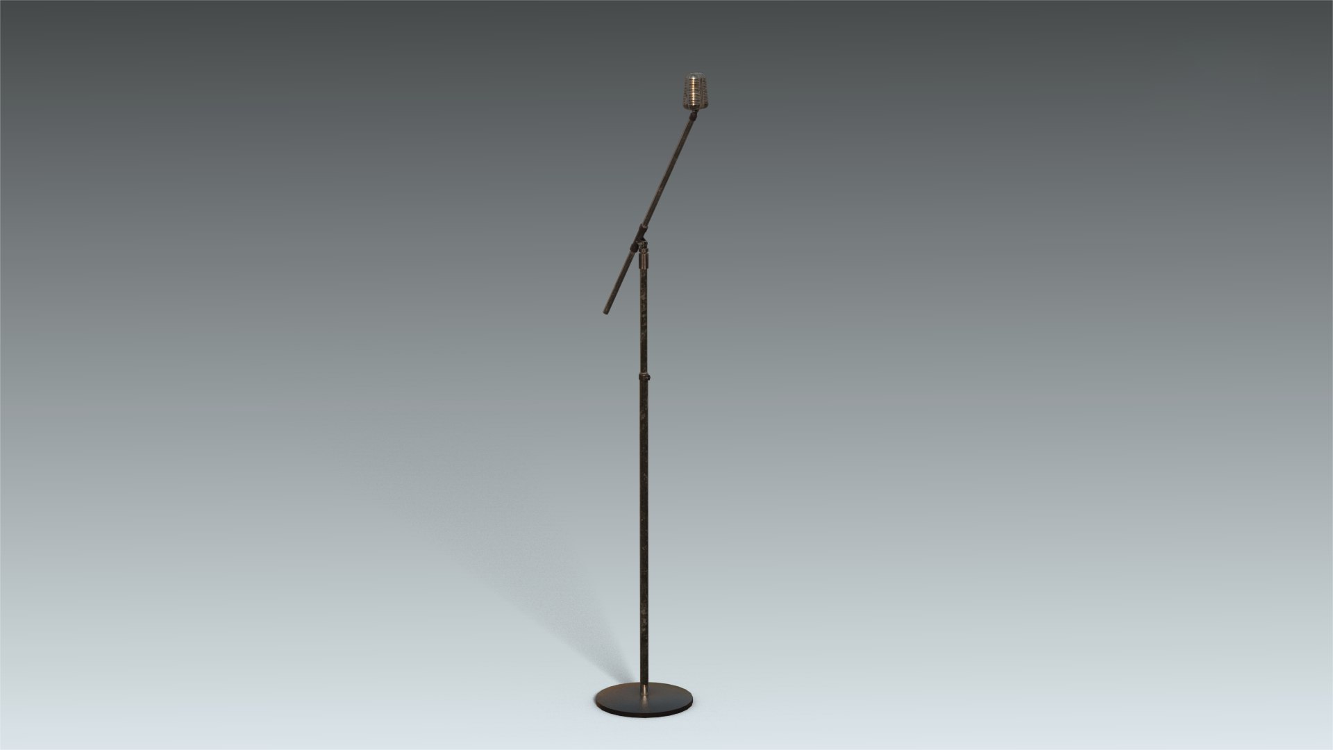 Low-poly Microphone 3D Model - TurboSquid 1638823