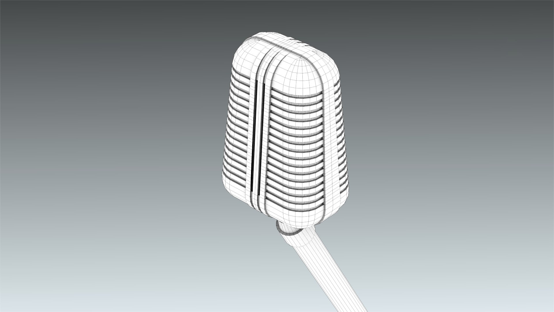 Low-poly Microphone 3D Model - TurboSquid 1638823