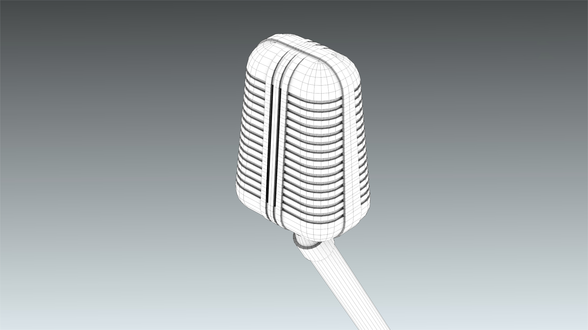 Low-poly microphone 3D model - TurboSquid 1638823