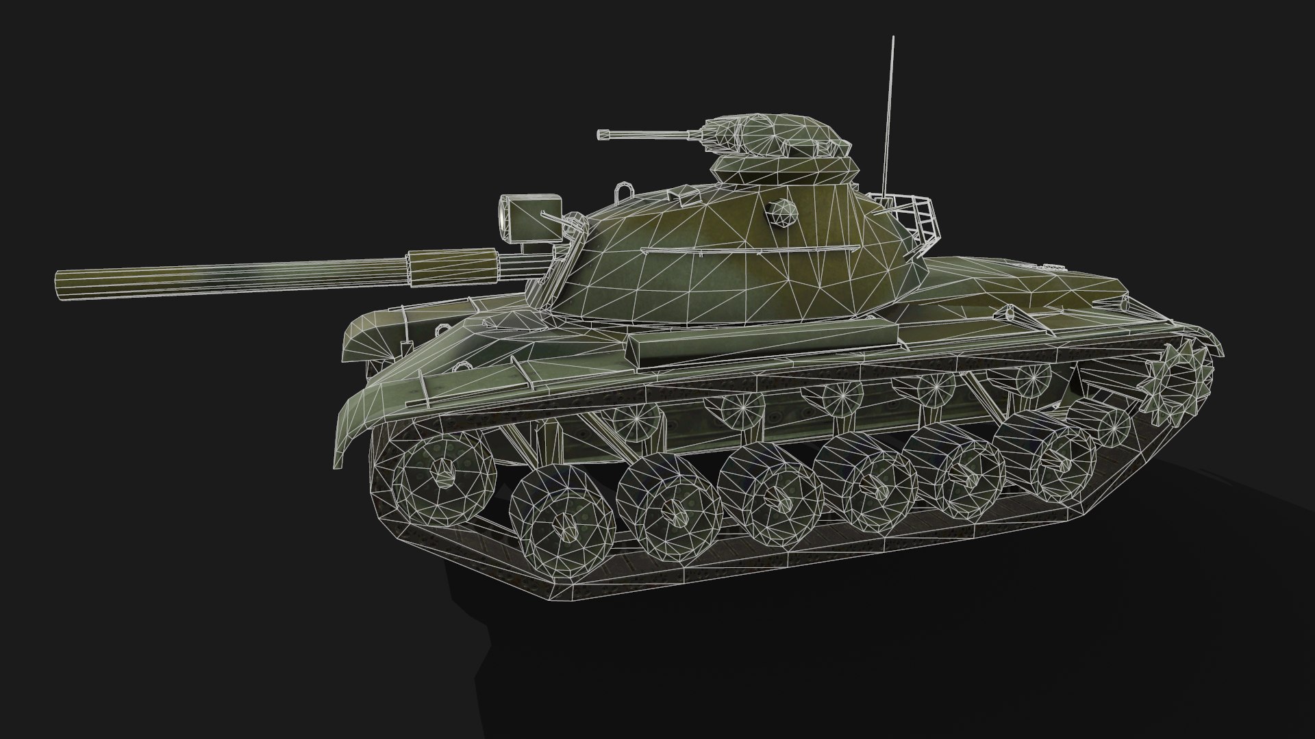 3D Model M48 Patton Tank - TurboSquid 1536780