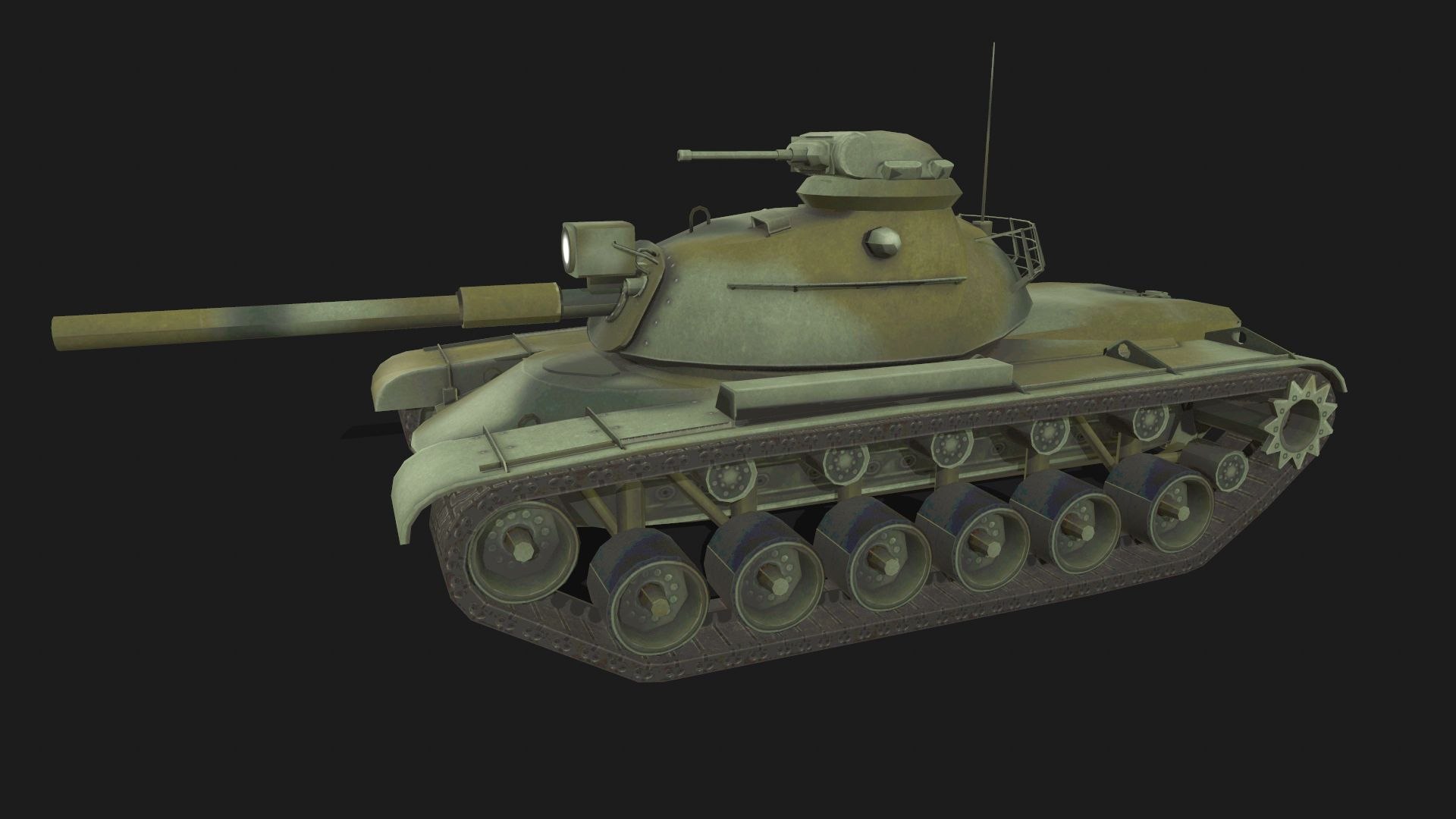3D Model M48 Patton Tank - TurboSquid 1536780