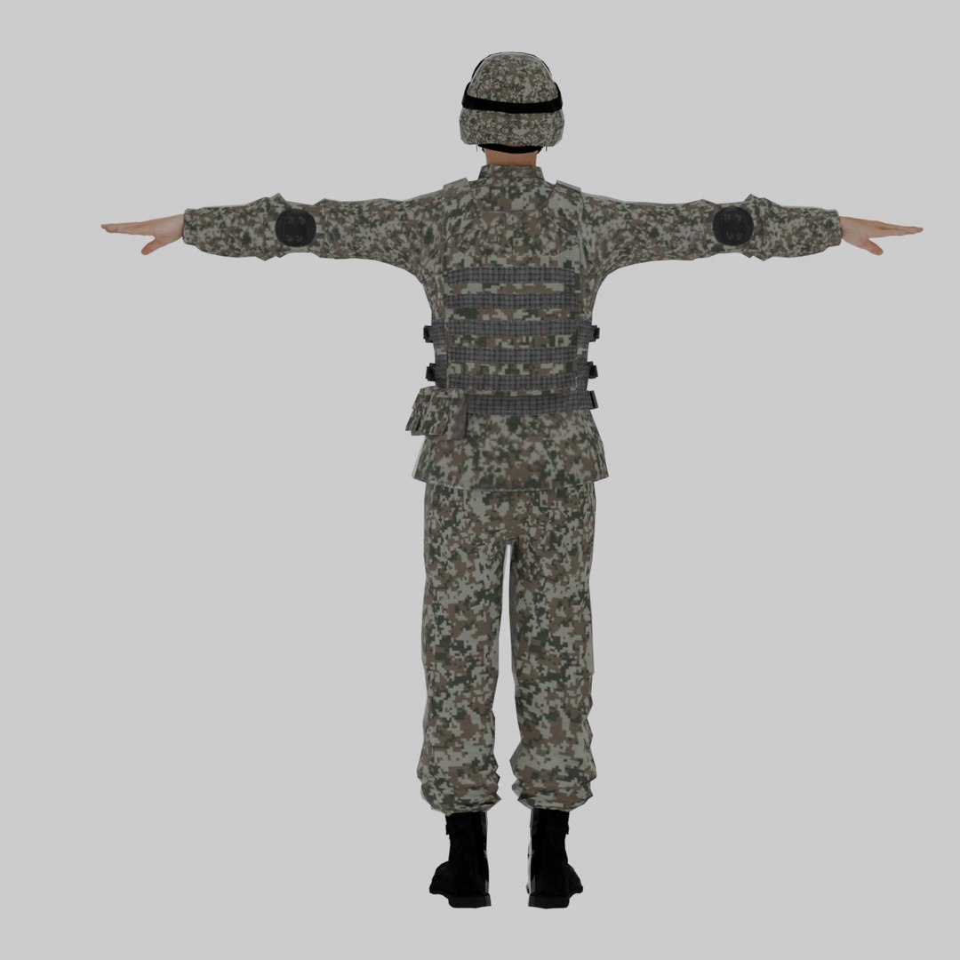 Generic Soldier From The Modern Era 3D Model - TurboSquid 1812139