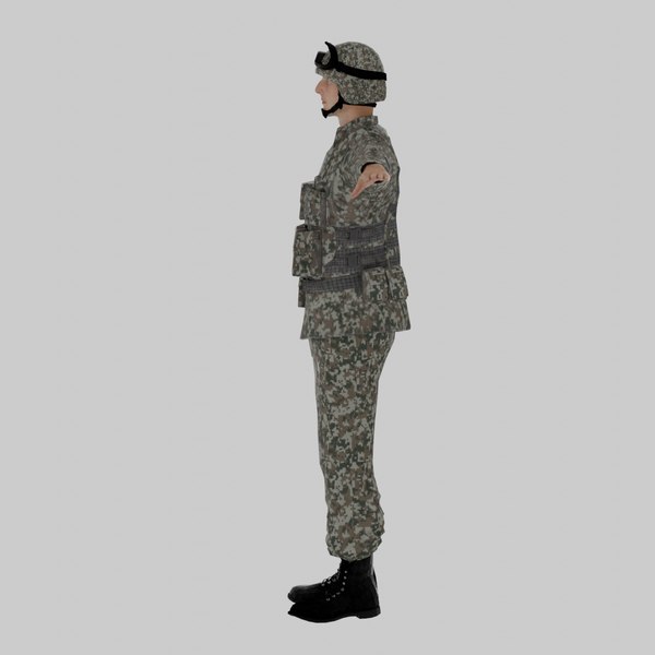 Generic soldier from the modern era 3D model - TurboSquid 1812139