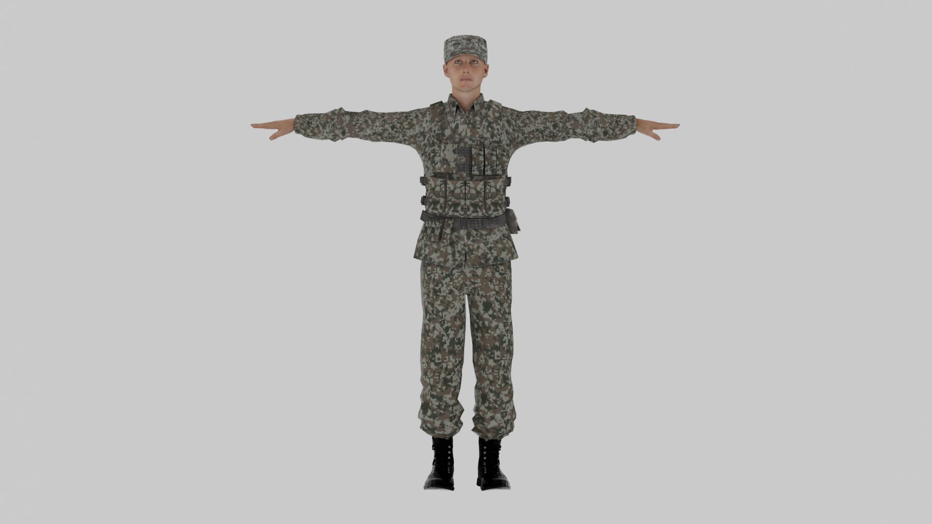 Generic Soldier From The Modern Era 3D Model - TurboSquid 1812139