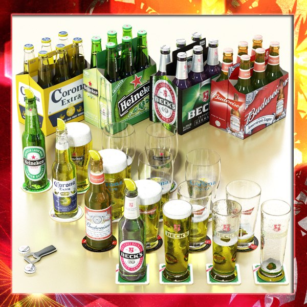 Budweiser 3D Models for Download | TurboSquid